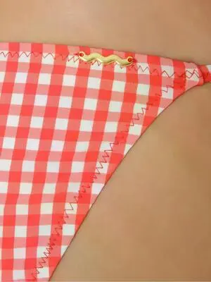 AMIR SLAMA 9167 Gingham Bikini Bottom