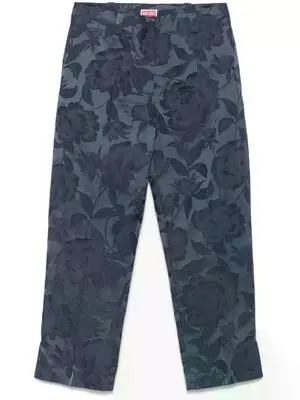 Kenzo Floral Jacquard Trousers