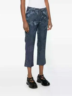 Kenzo Floral Jacquard Trousers