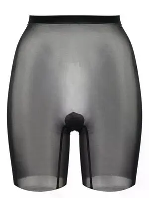 Wolford Tulle-mesh Sheer Shorts - Black