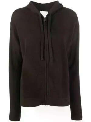 ALLUDE Hooded Cardigan