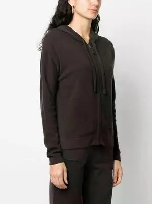 ALLUDE Hooded Cardigan