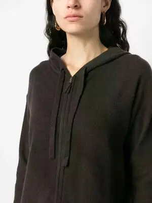 ALLUDE Hooded Cardigan