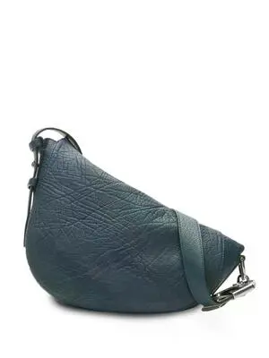 Burberry Knight Leather Shoulder Bag - Blue