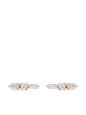 DANA REBECCA DESIGNS 14kt Yellow Alexa Jordyn Diamond Earrings - Gold
