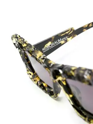 KUBORAUM R2 Hypercore Rectangle-frame Sunglasses - Black