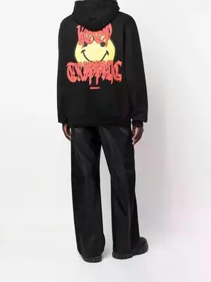 GARBAGE TV Cotton Printed Hoodie