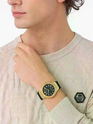 Philipp Plein Automatic Watch With Stainless Steel Round Face