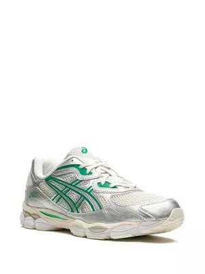 Asics Gel-nyc Cream Kale Sneakers - Silver