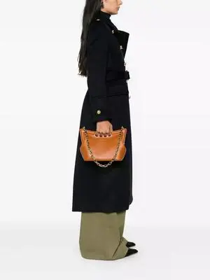 Alexander McQueen The Peak Small Shoulder Bag - Brown