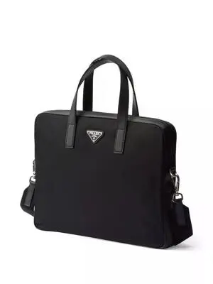 Prada Re-nylon And Saffiano Leather Briefcase