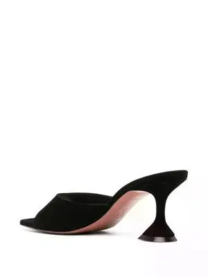 Amina Muaddi Lupita Suede Sandals