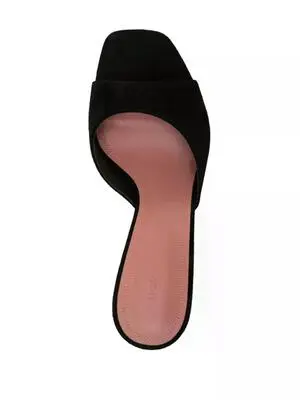 Amina Muaddi Lupita Suede Sandals