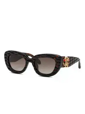 Roberto Cavalli Quilted-frame Sunglasses