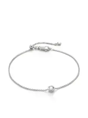 Monica Vinader 18kt Gold Vermeil Diamond Bracelet - Silver