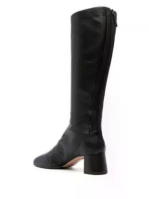 AQUAZZURA Saint Honore 50 Leather Knee-high Boots
