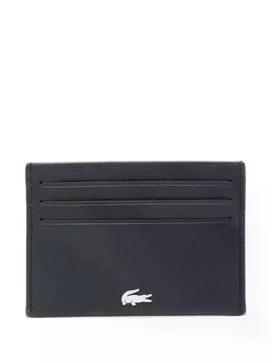 Lacoste Fitzgerald Logo-plaque Leather Cardholder - Blue