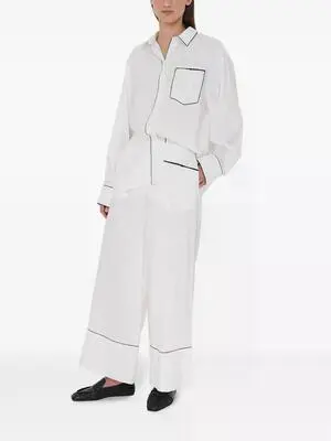 A.M.G. Piped-trim Trousers