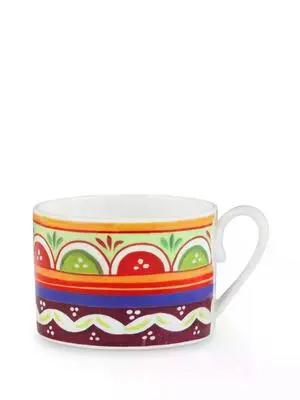 Dolce & Gabbana Geometric-pattern Porcelain Tea-set