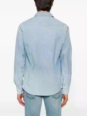 Jacob Cohen Logo-embroidered Denim Shirt