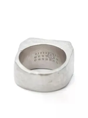 MAISON MARGIELA Geometric Numbers-motif Ring - Silver