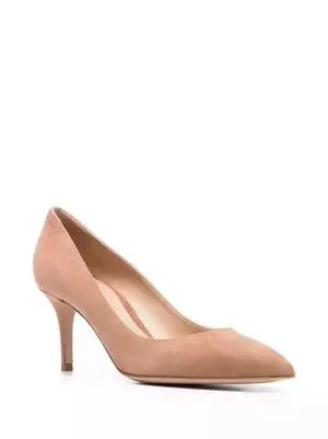 GIANVITO ROSSI 70mm Suede Pumps - Neutrals