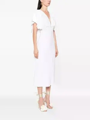 Elisabetta Franchi Crepe Midi Dress