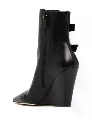 STUART WEITZMAN Pointed-toe 100mm Wedge Boots