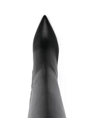 GIANVITO ROSSI 90mm Point-toe Leather Boots
