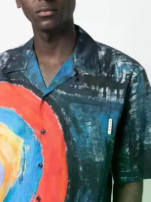 Marni Abstract-print Cotton Shirt