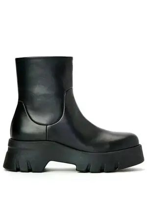 GIANVITO ROSSI Montey Leather Ankle Boots