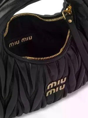 Miu Miu Mini Wander Matelassé Shoulder Bag