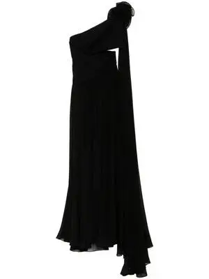 Elie Saab Asymmetric Silk Gown