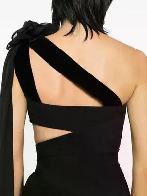 Elie Saab Asymmetric Silk Gown