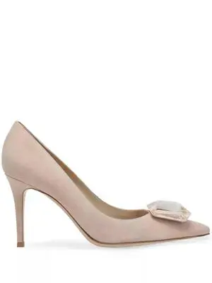GIANVITO ROSSI Jaipur 85mm Suede Pumps