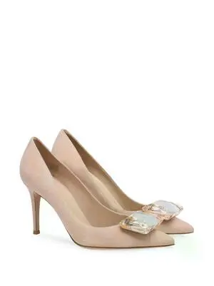 GIANVITO ROSSI Jaipur 85mm Suede Pumps