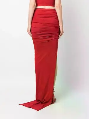 Rick Owens Gathered Maxi Skirt