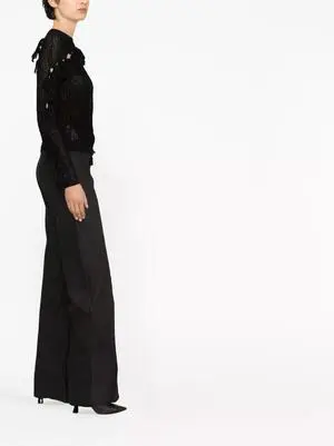 ISAAC SELLAM EXPERIENCE Drawstring Leather Trousers