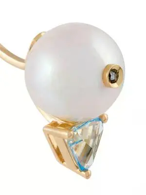 Delfina Delettrez Trillion' Diamond Earring