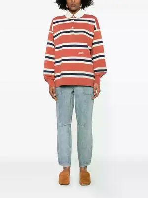 AUTRY Striped Polo Shirt
