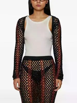 DIOTIMA Gala Crystal-embellished Mesh Shrug