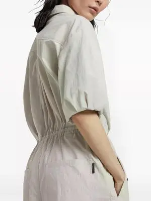 Brunello Cucinelli Wide-leg Cotton Jumpsuit
