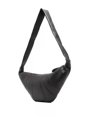 LEMAIRE Medium Croissant Crossbody Bag - Black
