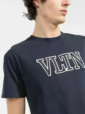 Valentino Garavani Vltn Logo-embroidered T-shirt