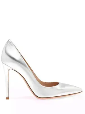 GIANVITO ROSSI Tone Stiletto Heel Pumps - Silver