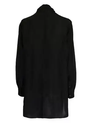 FORME D'EXPRESSION Knot-detailing Long-sleeve Blouse