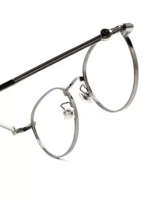 Moncler Round-frame Glasses - Grey