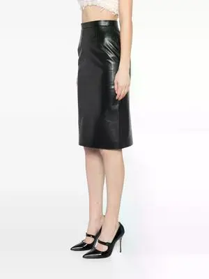 Ermanno Scervino Lambskin Pencil Skirt