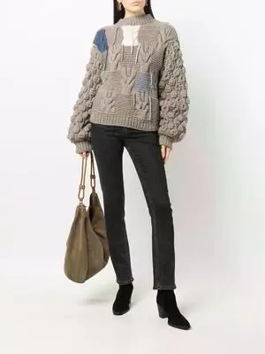 TUINCH Patchwork Cashmere Jumper