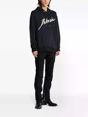 Balmain Crystal-embellished Hoodie